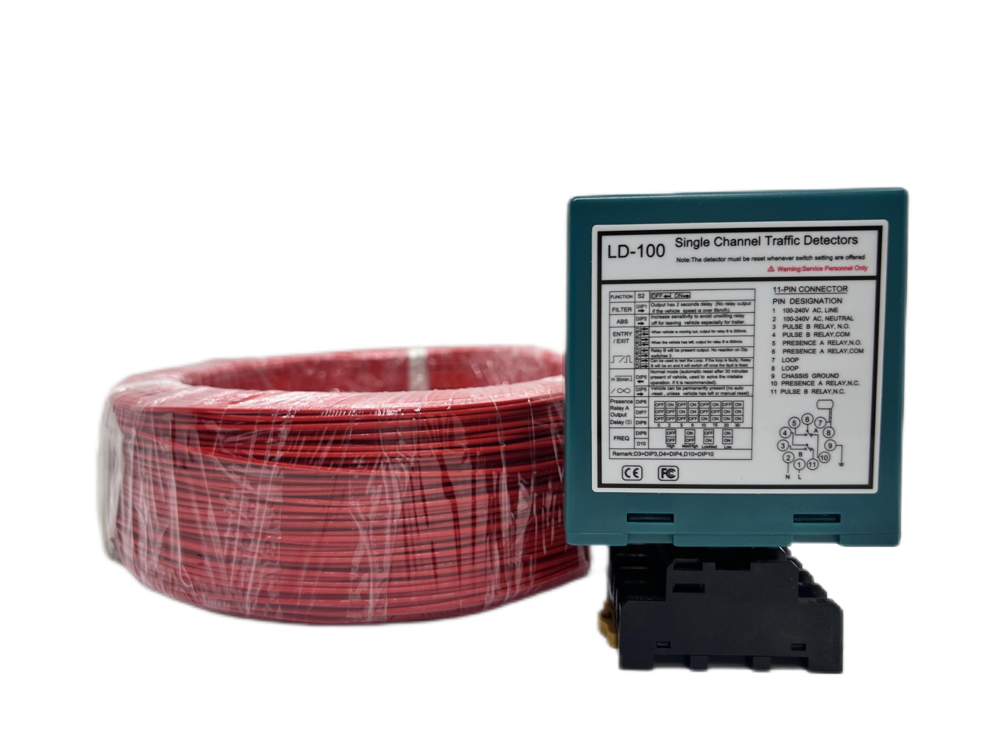 Green Underground Loop Detector 10MS-90MS Driveway Loop Detector