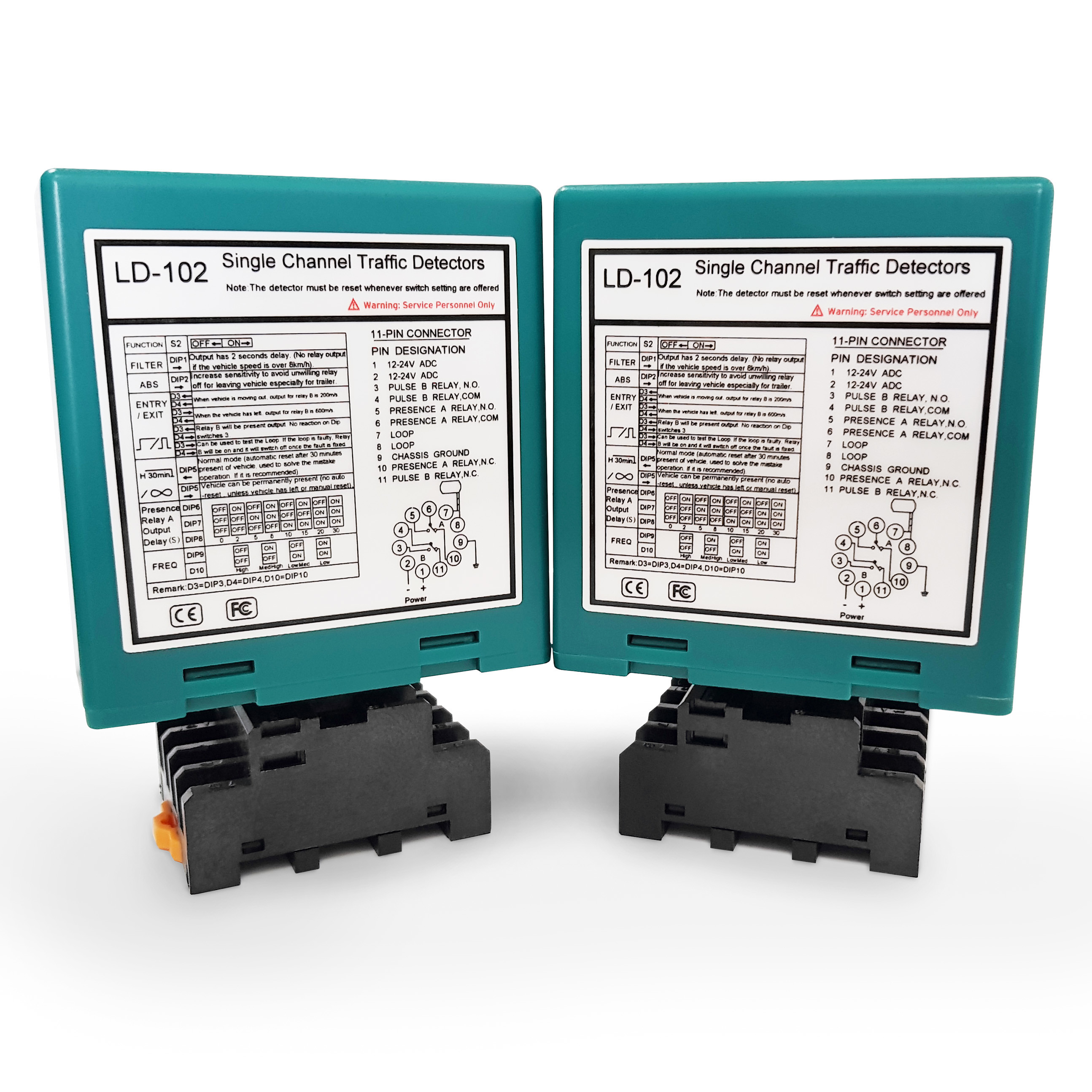 Single Channel Vehicle Loop Detector For Vehicle Access Control Boom ...