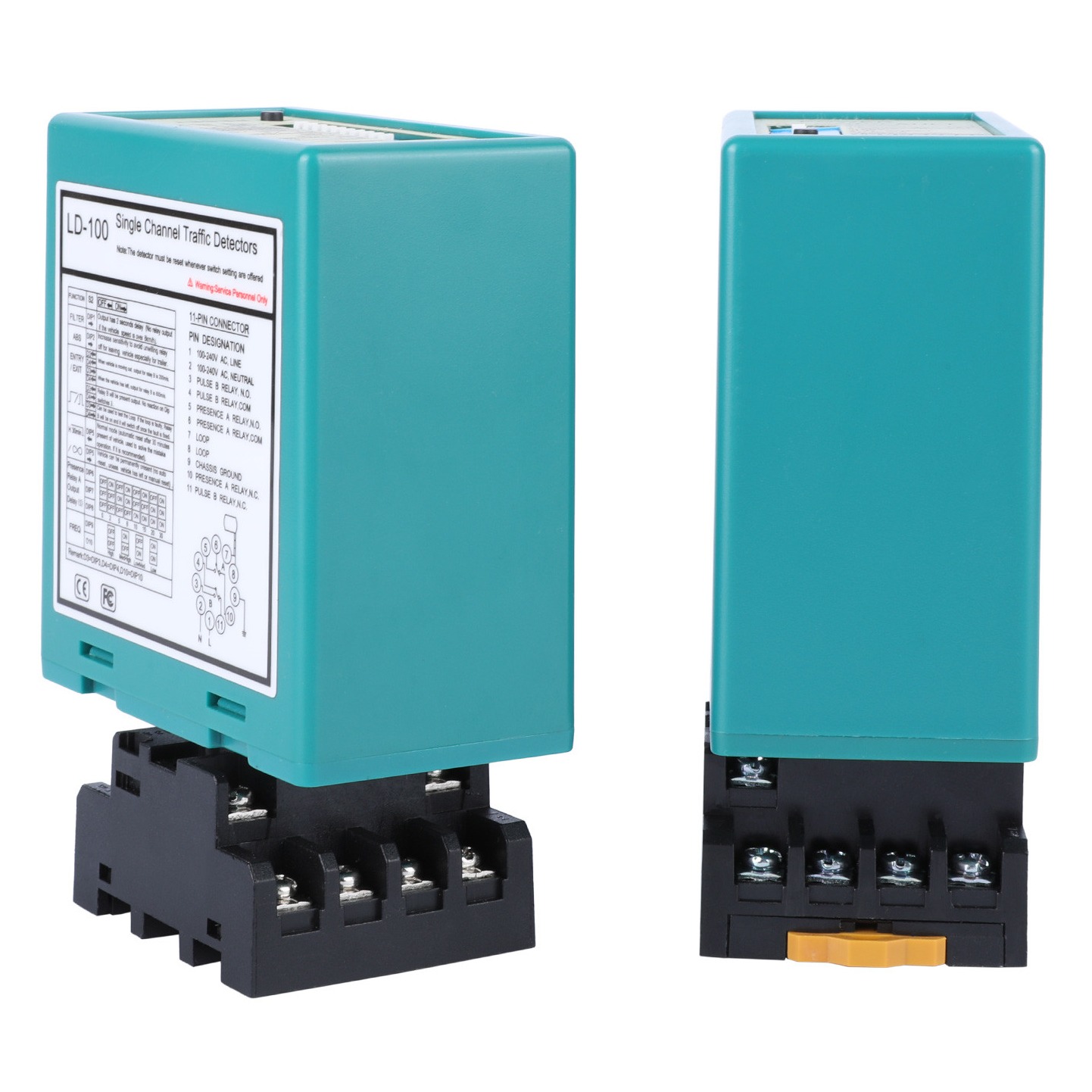 Professional Vehicle Loop Detector Accurate LED Fault Indication Anti ...