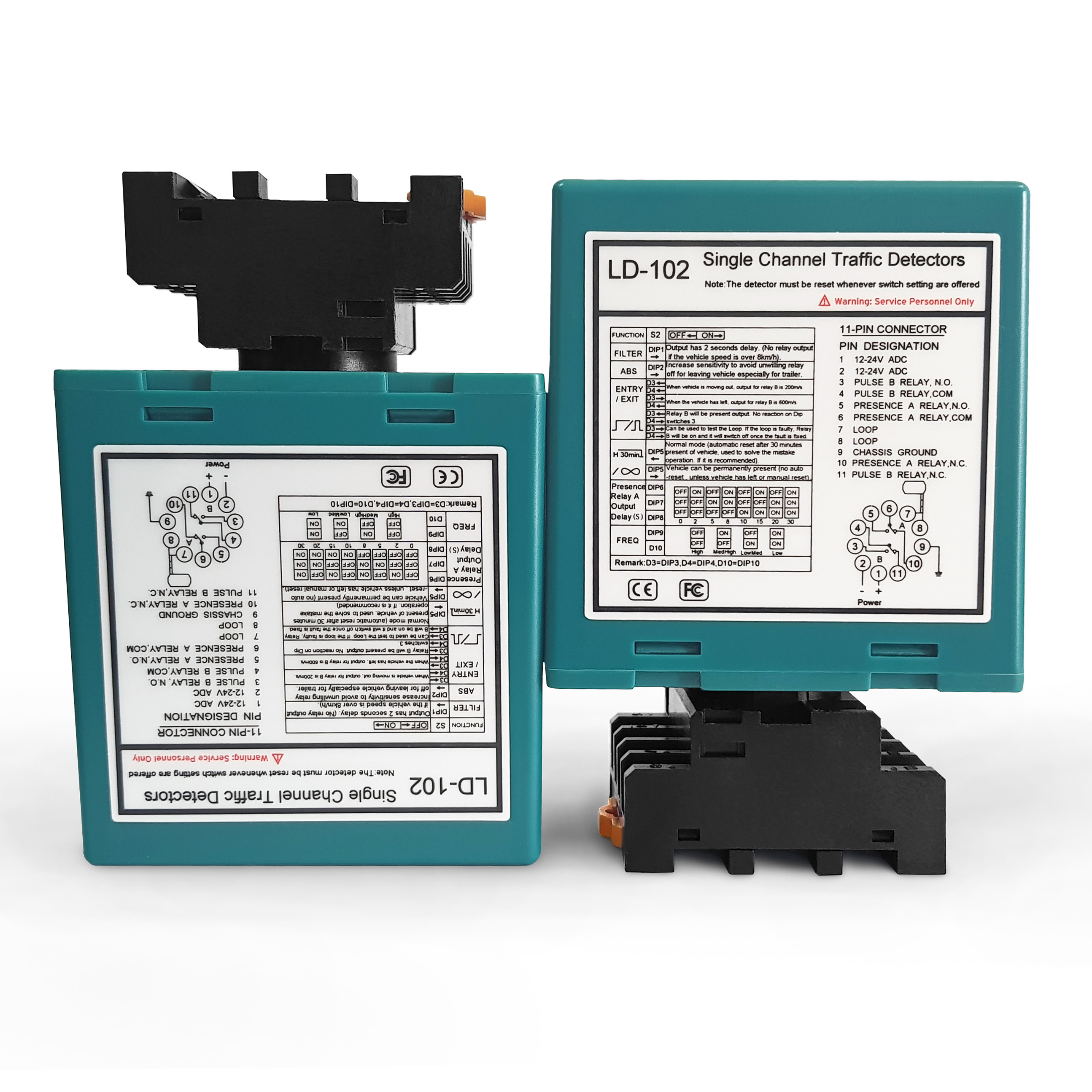 Inductive Loop Sensor Single Channel Precise Detection Built-in Diagnostics
