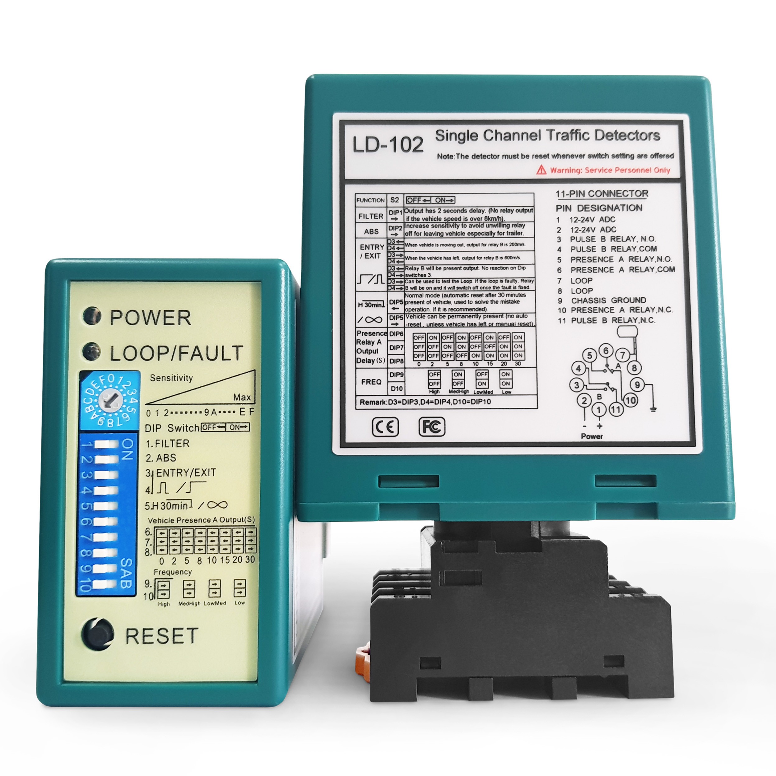 High-Performance Vehicle loop Detector Single Channel Fast Response ...