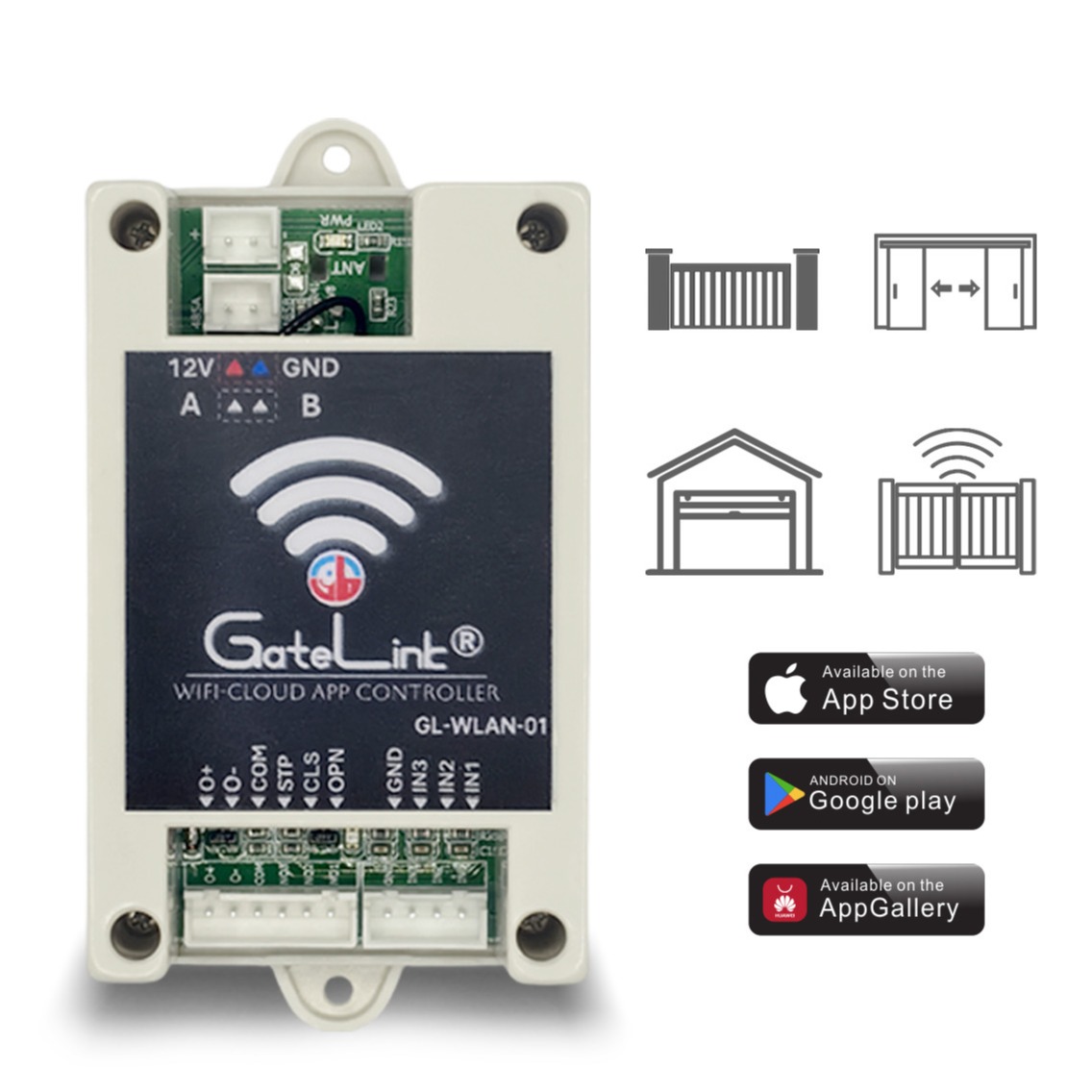 Multi-Tenant Wifi Door Access Control System Self-Service Unlocking Unlimited Distance Control